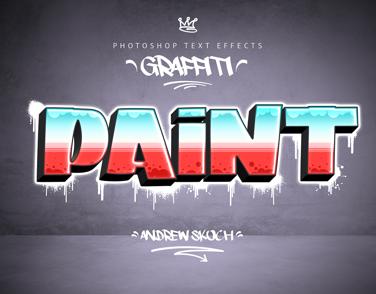 Graffiti Text Effects - 10 PSD - vol 1, Add-ons | GraphicRiver