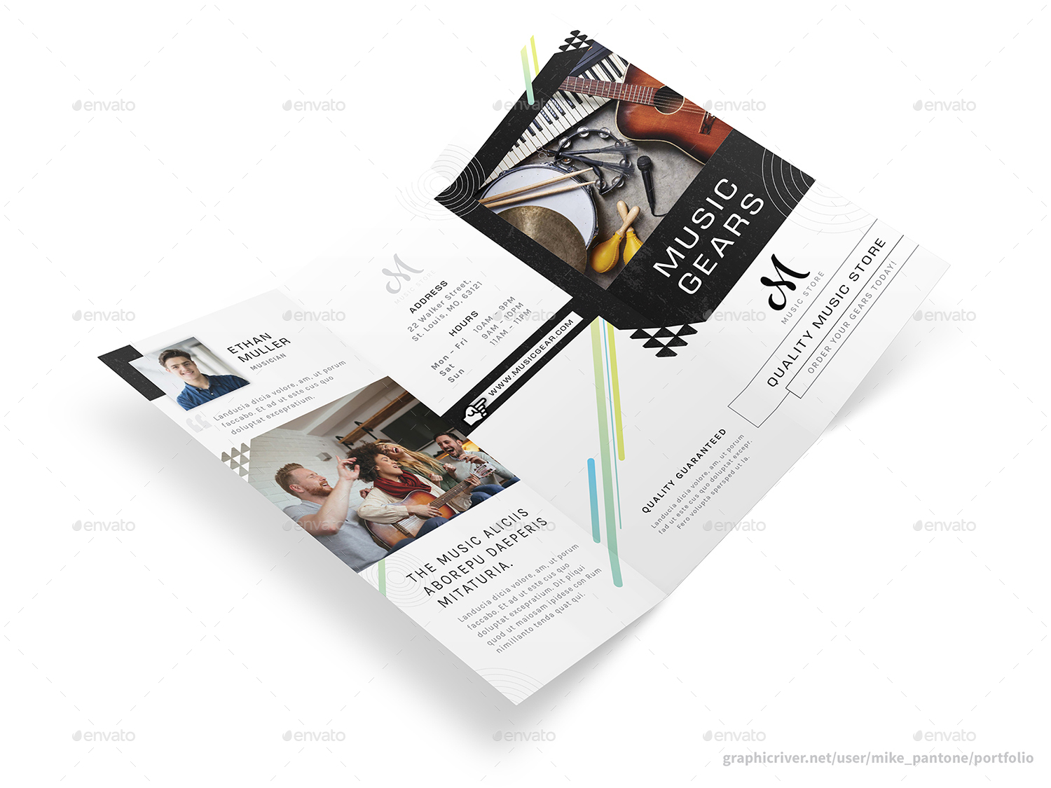 Music Store Print Bundle, Print Templates | GraphicRiver