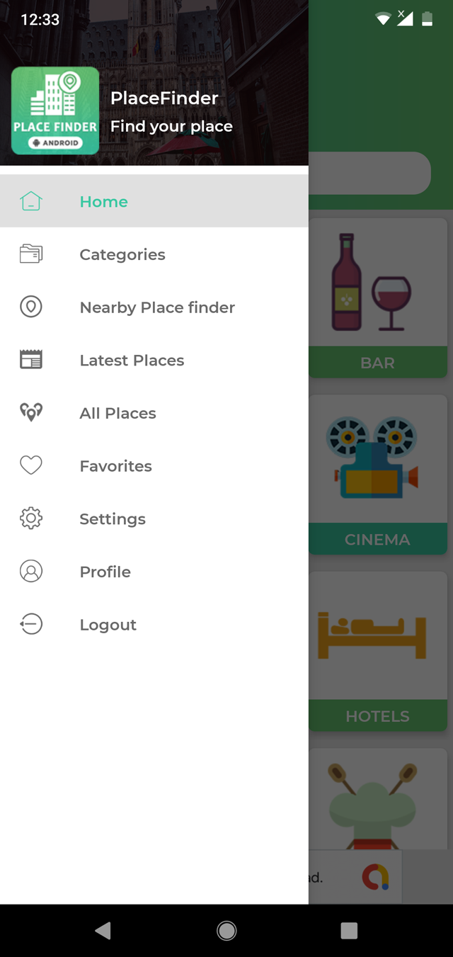 Android Place Finder (Near Me,Tourist Guide,City Guide,Explore Location ...