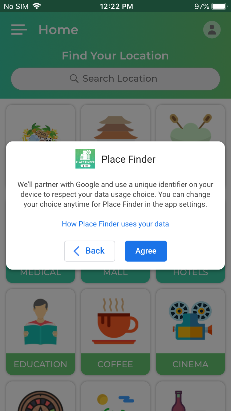 iOS Place Finder (Near Me,Tourist Guide,City Guide,Explore Location ...