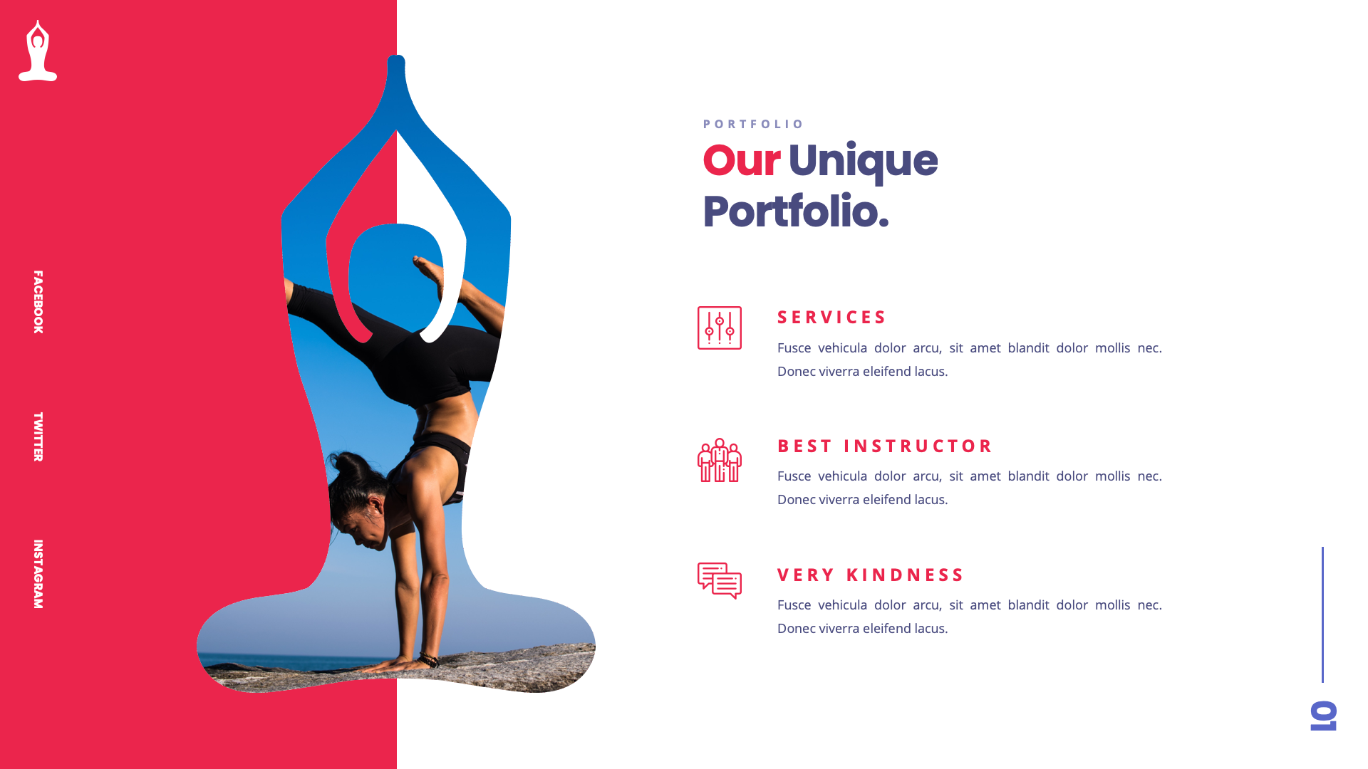 Boga - Meditation & Yoga Powerpoint Template, Presentation Templates