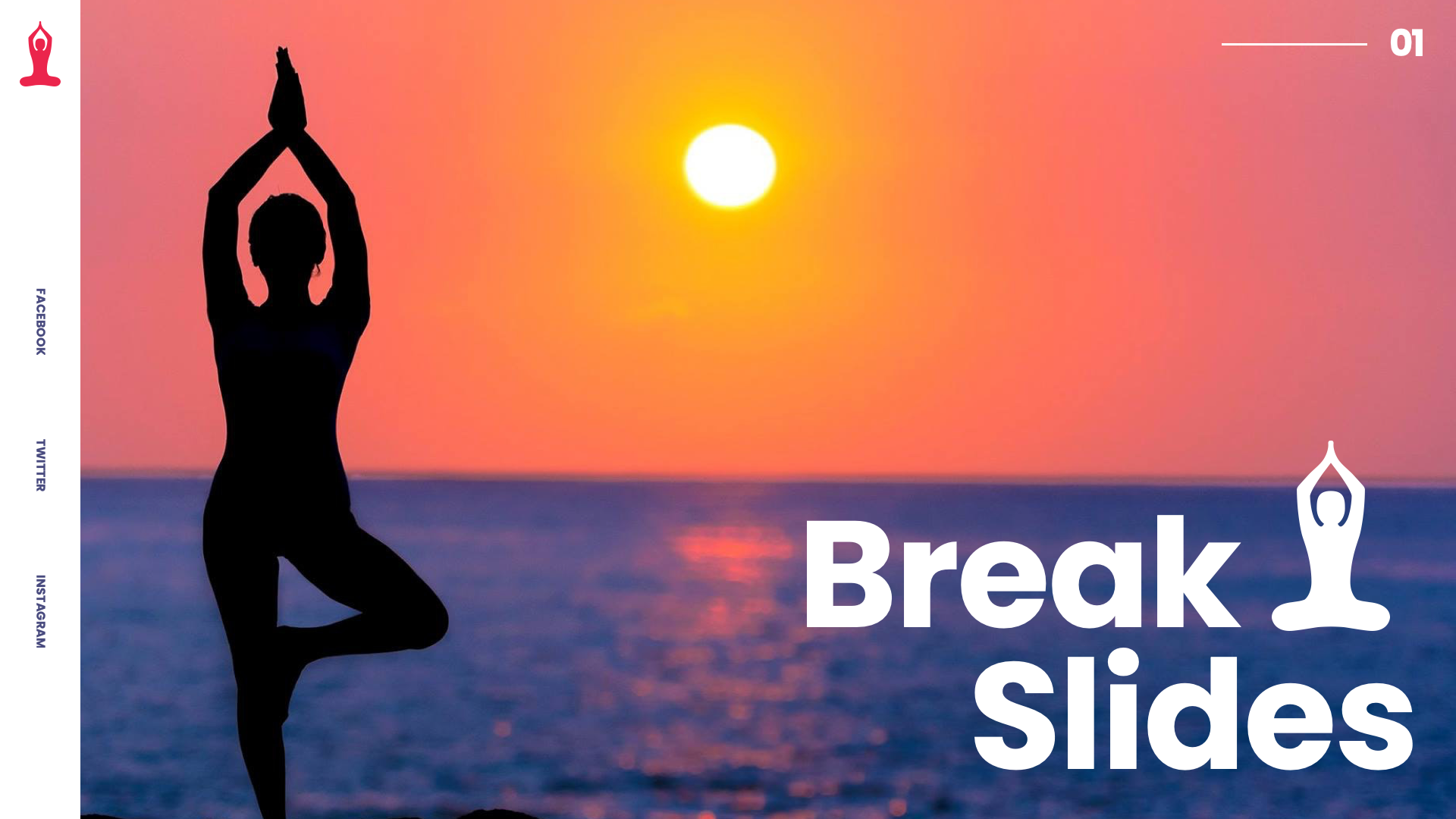 Boga - Meditation & Yoga Powerpoint Template, Presentation Templates