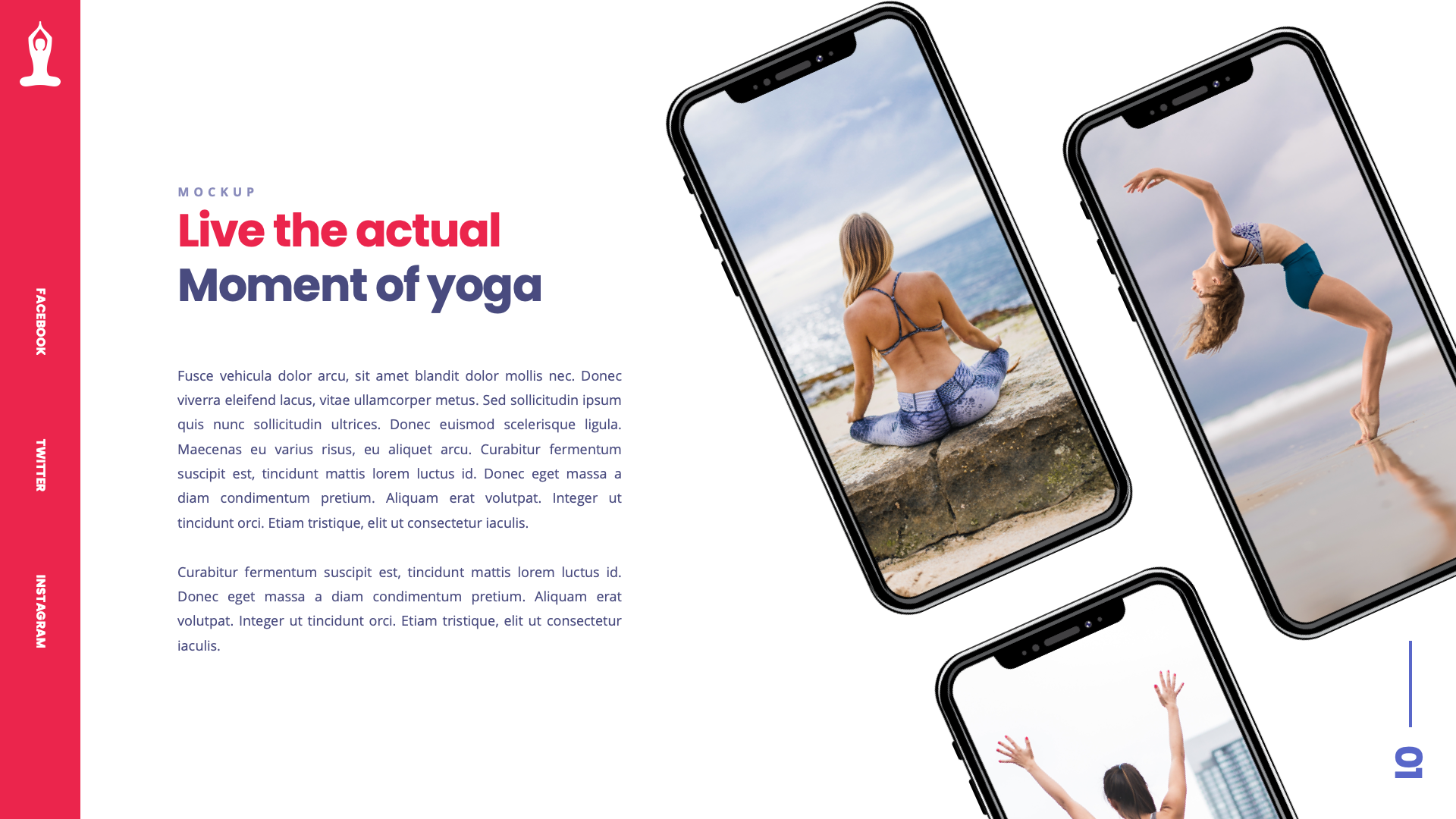 Boga - Meditation & Yoga Powerpoint Template, Presentation Templates