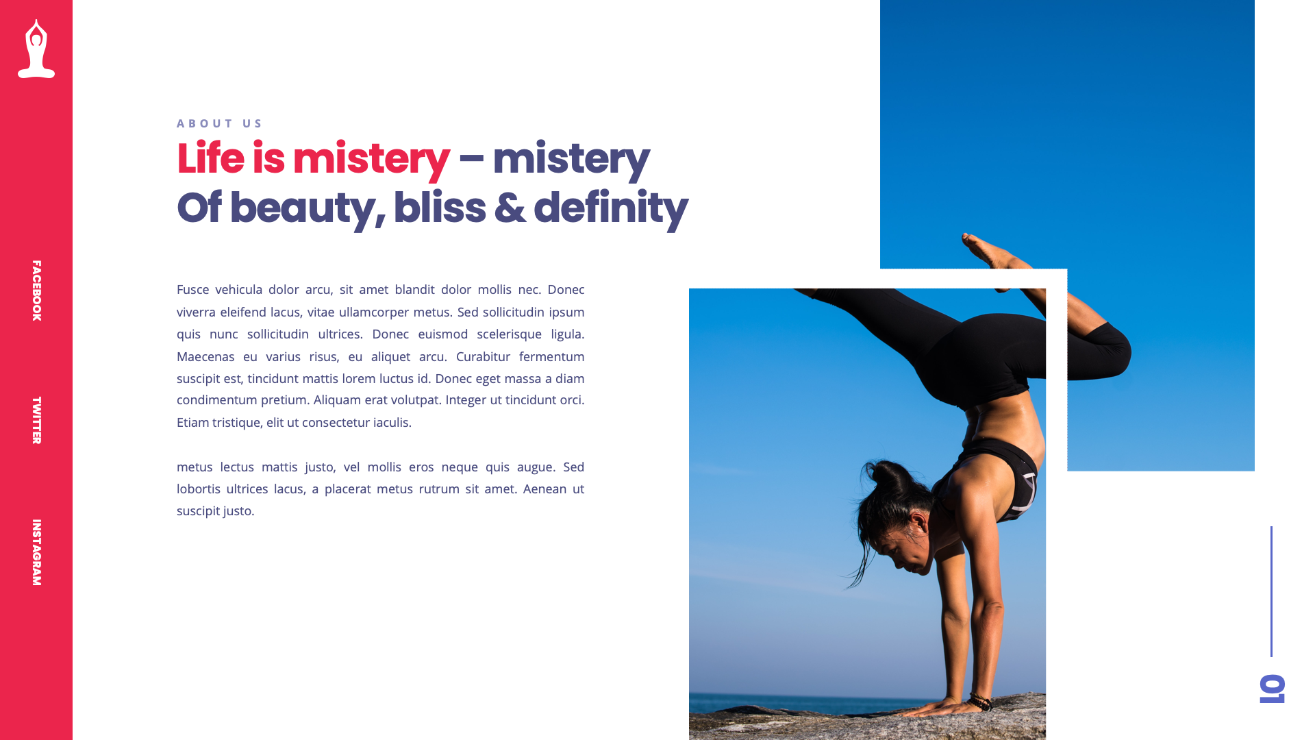 Boga - Meditation & Yoga Powerpoint Template, Presentation Templates