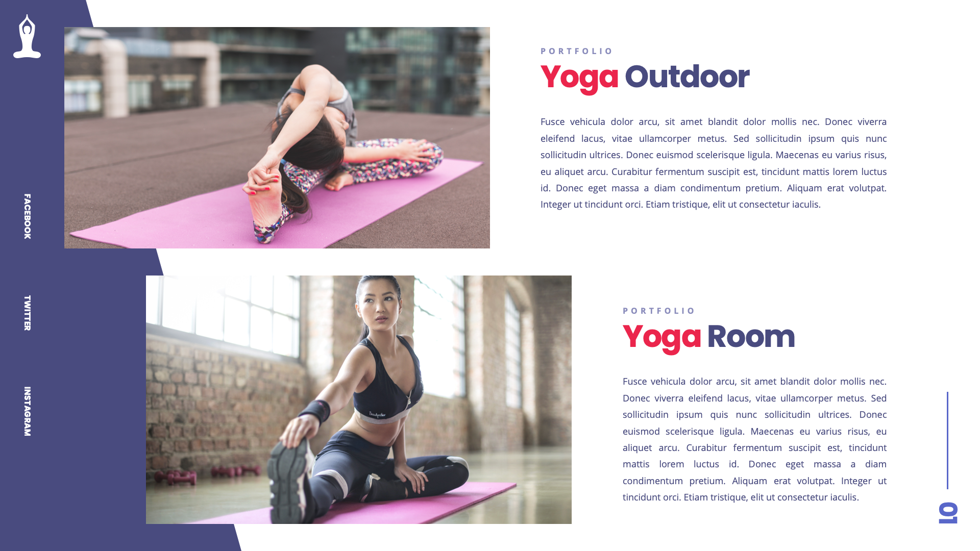 Boga - Meditation & Yoga Keynote Template, Presentation Templates ...