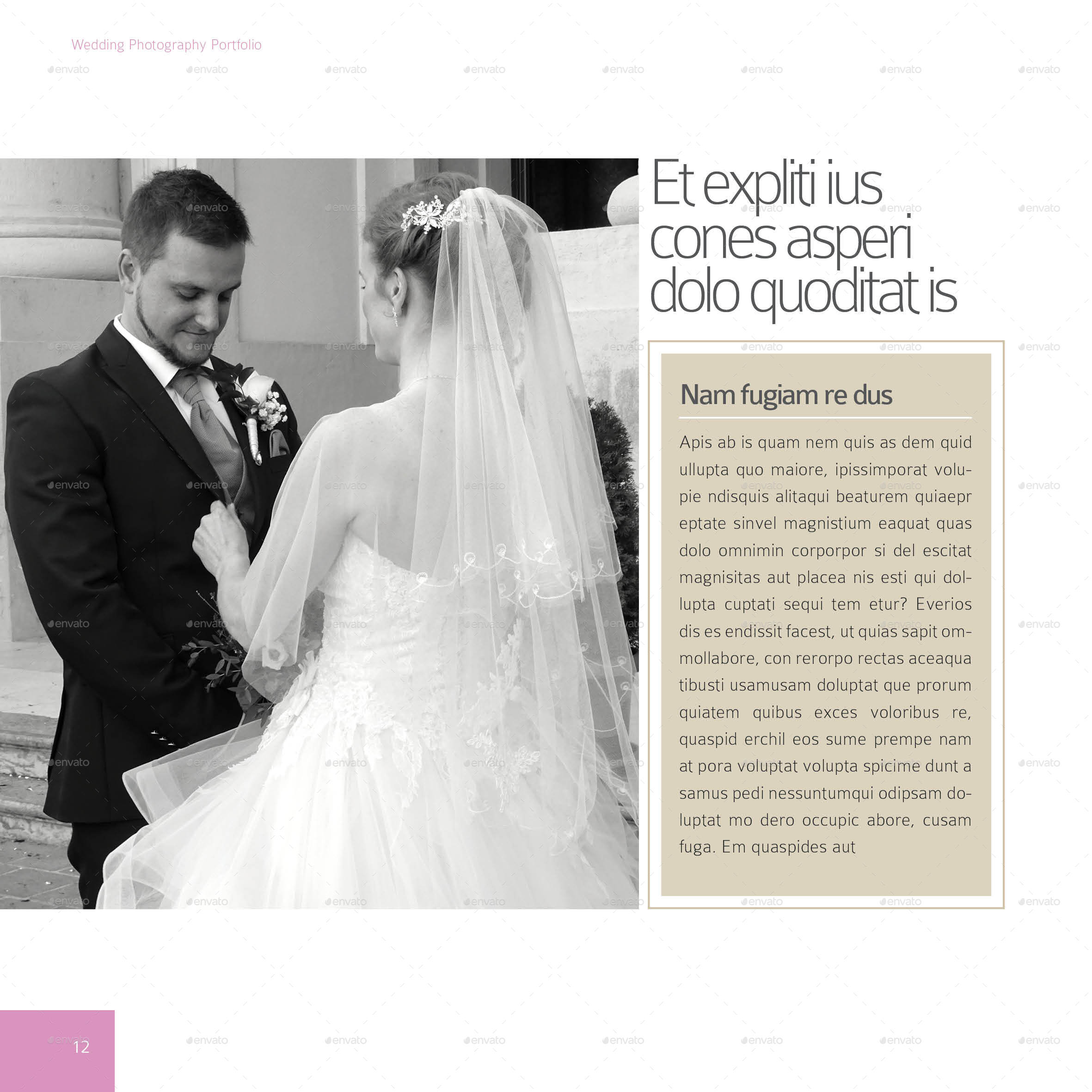 Wedding Album Indesign Template, Print Templates | GraphicRiver