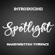Spotlight Script, Fonts | GraphicRiver
