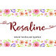 Rosaline Handbrushed, Fonts | GraphicRiver
