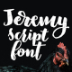 Jeremy Script, Fonts | GraphicRiver