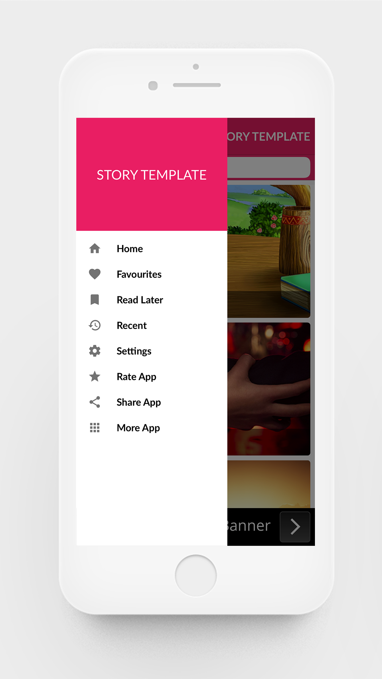 Online Story Template for iOS with PHP Admin by ExpressTemplate ...