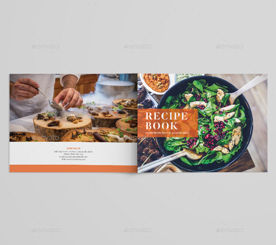 Cook Book / Recipe Brochure, Print Templates | GraphicRiver