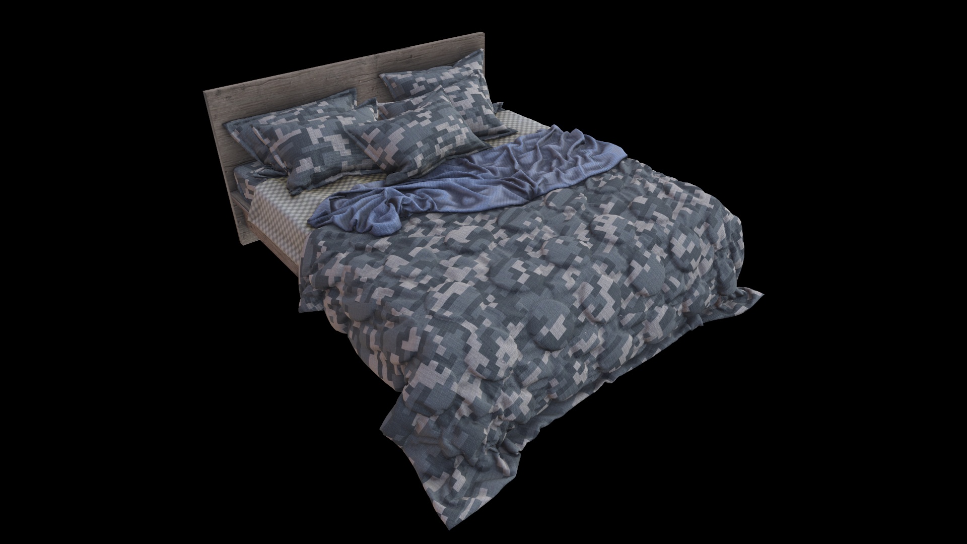 Pbr Beds - 5 Pieces by alpess | 3DOcean