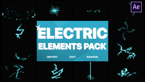 Electric Elements | After Effects, After Effects Project Files | VideoHive