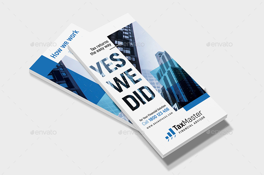 Business DL Rack Card, Print Templates | GraphicRiver