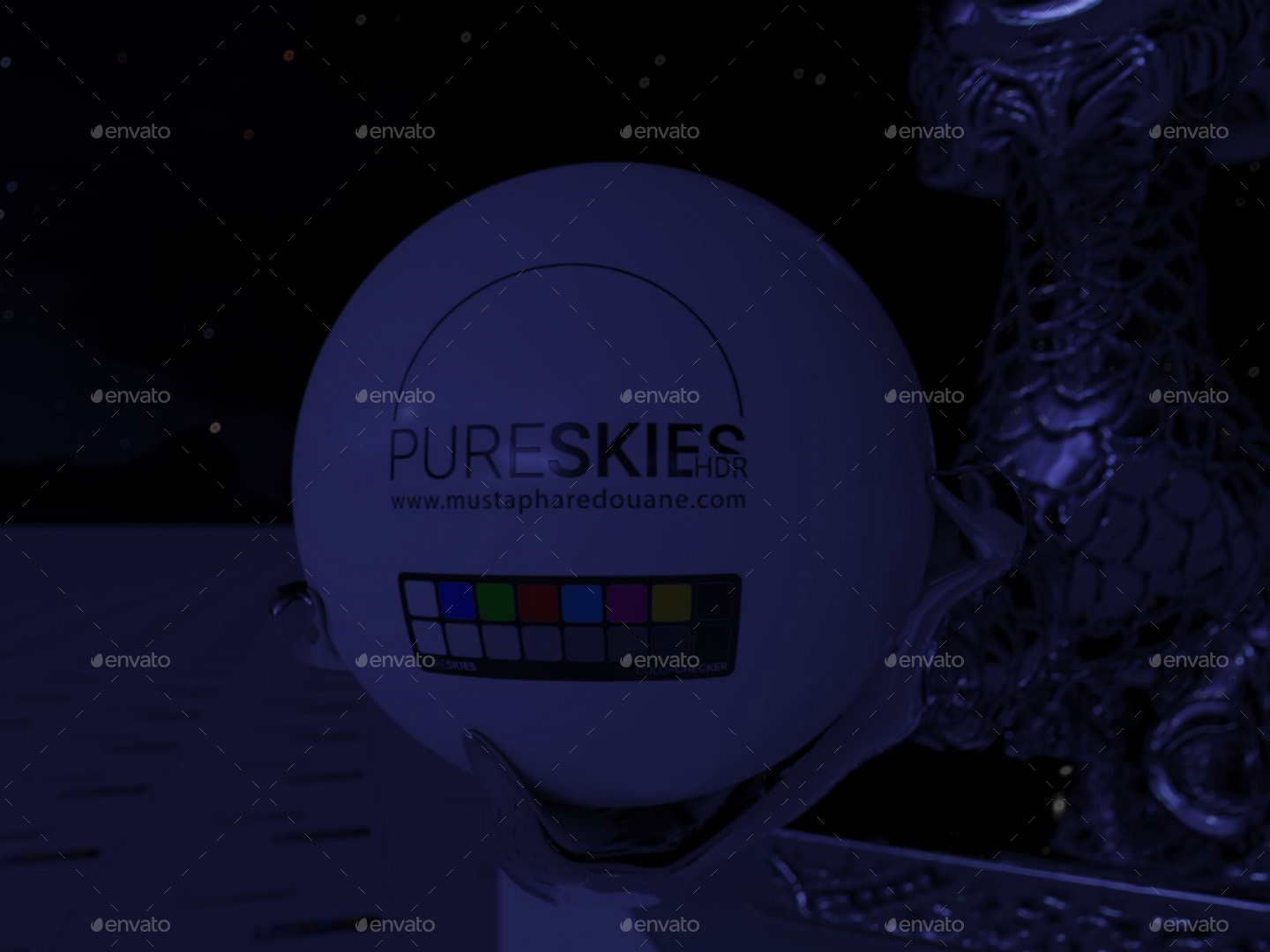 PureSkies HDR: 24k Stars & Crescent Moon Night sky for IBL by Mustapha ...