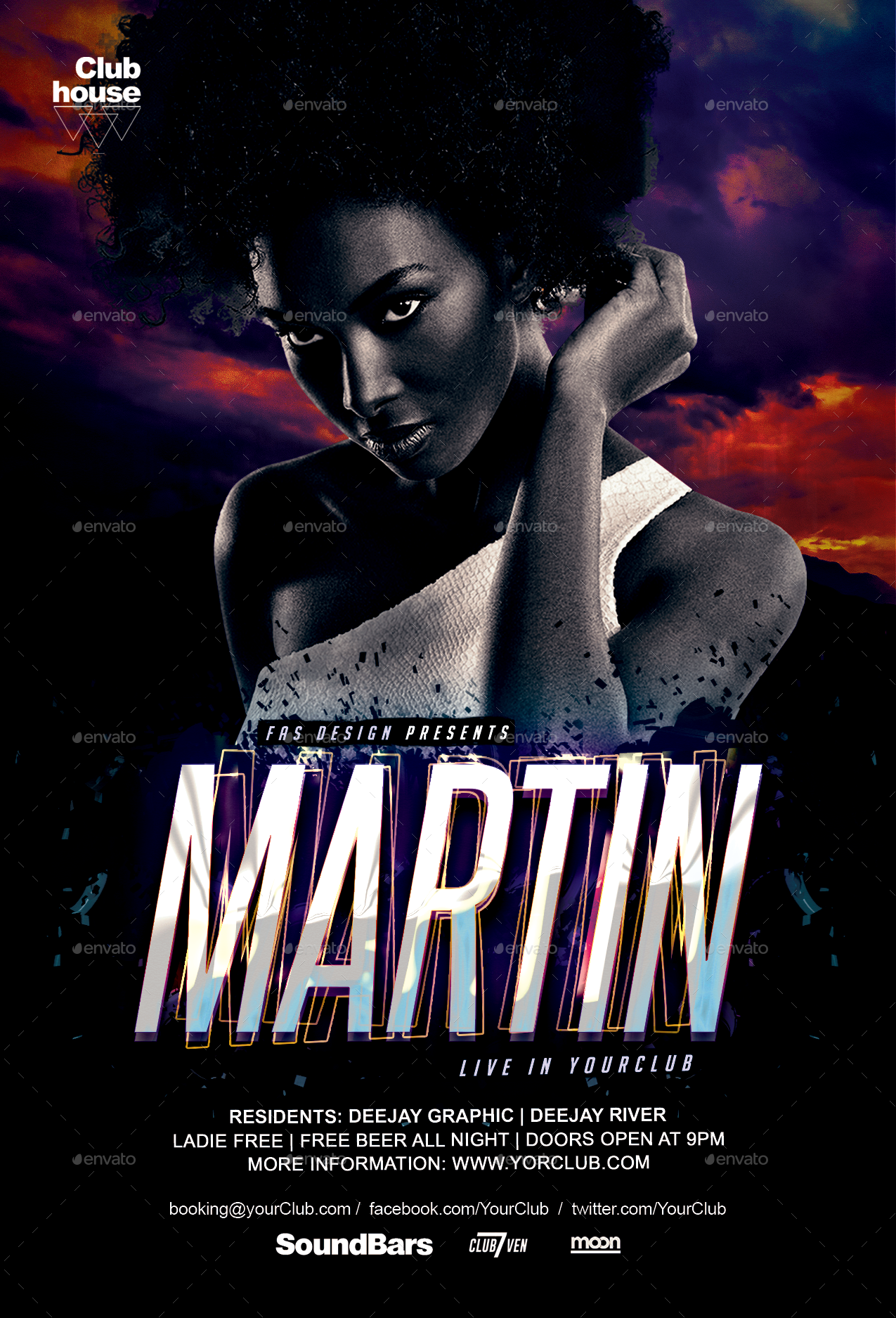 Guest Artist Flyer, Print Templates | GraphicRiver