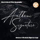 Anthoni Signature, Fonts | GraphicRiver