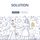 Solution Doodle Concept, Vectors | GraphicRiver