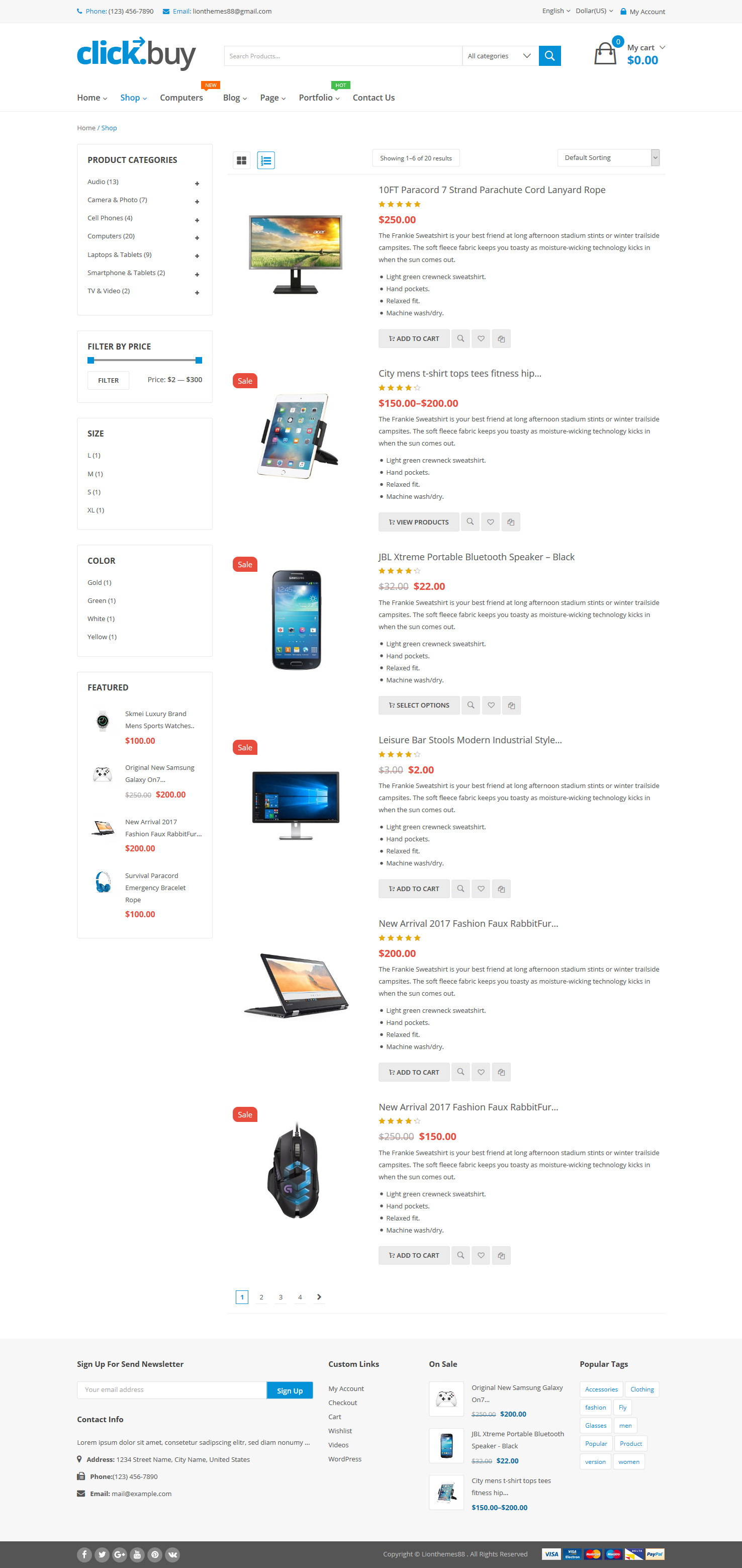 Clickbuy - WooCommerce Responsive Digital Theme by Lionthemes88 ...