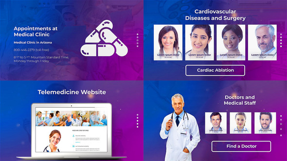 Doctor and Healthcare Clinic Promotion, After Effects Project Files
