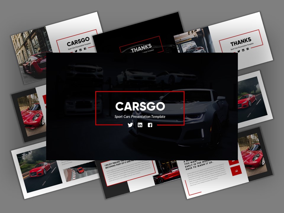 Carsgo - Super Cars Powerpoint Template, Presentation Templates ...