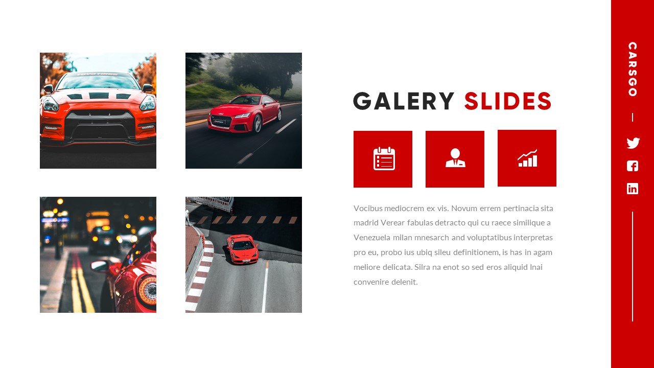 Carsgo - Super Cars Google Slides Template, Presentation Templates