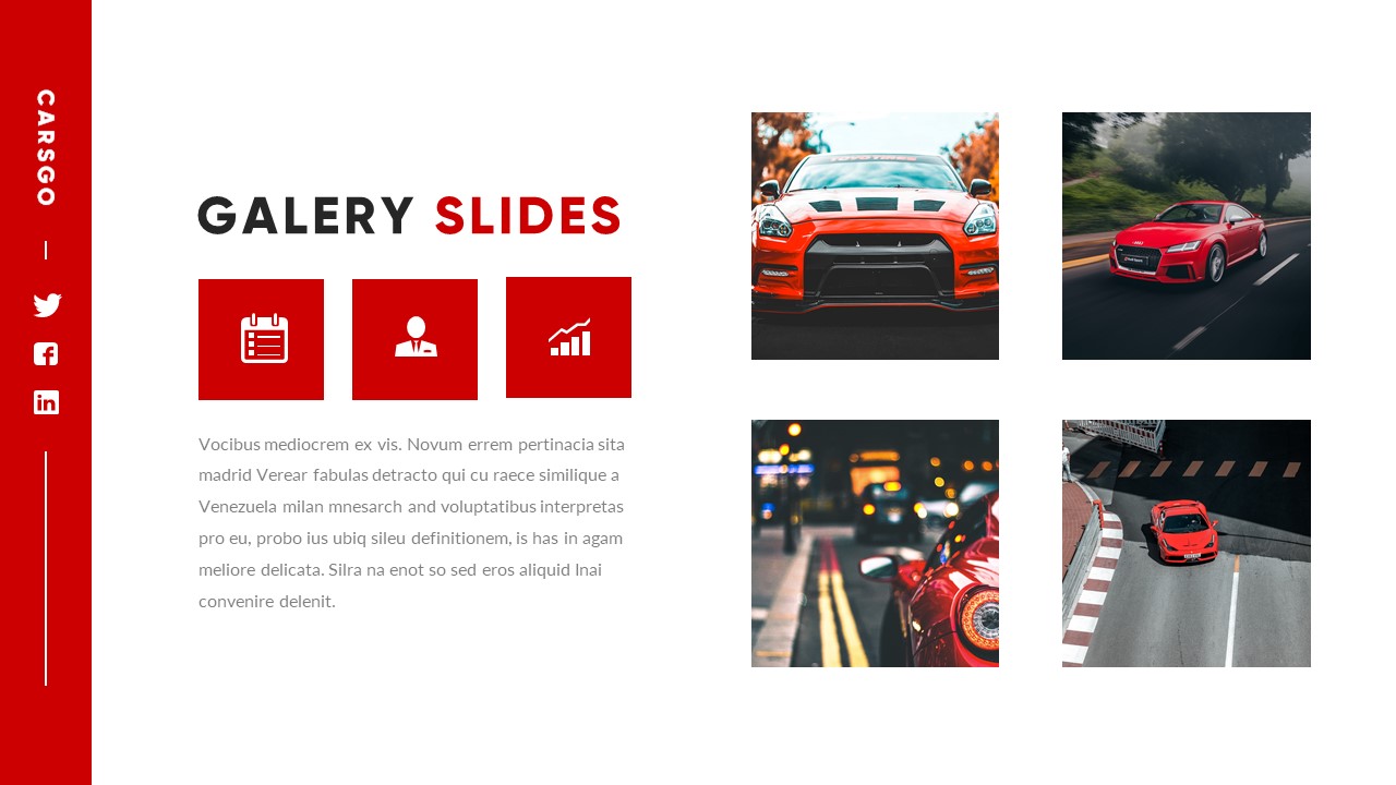Carsgo - Super Cars Google Slides Template, Presentation Templates
