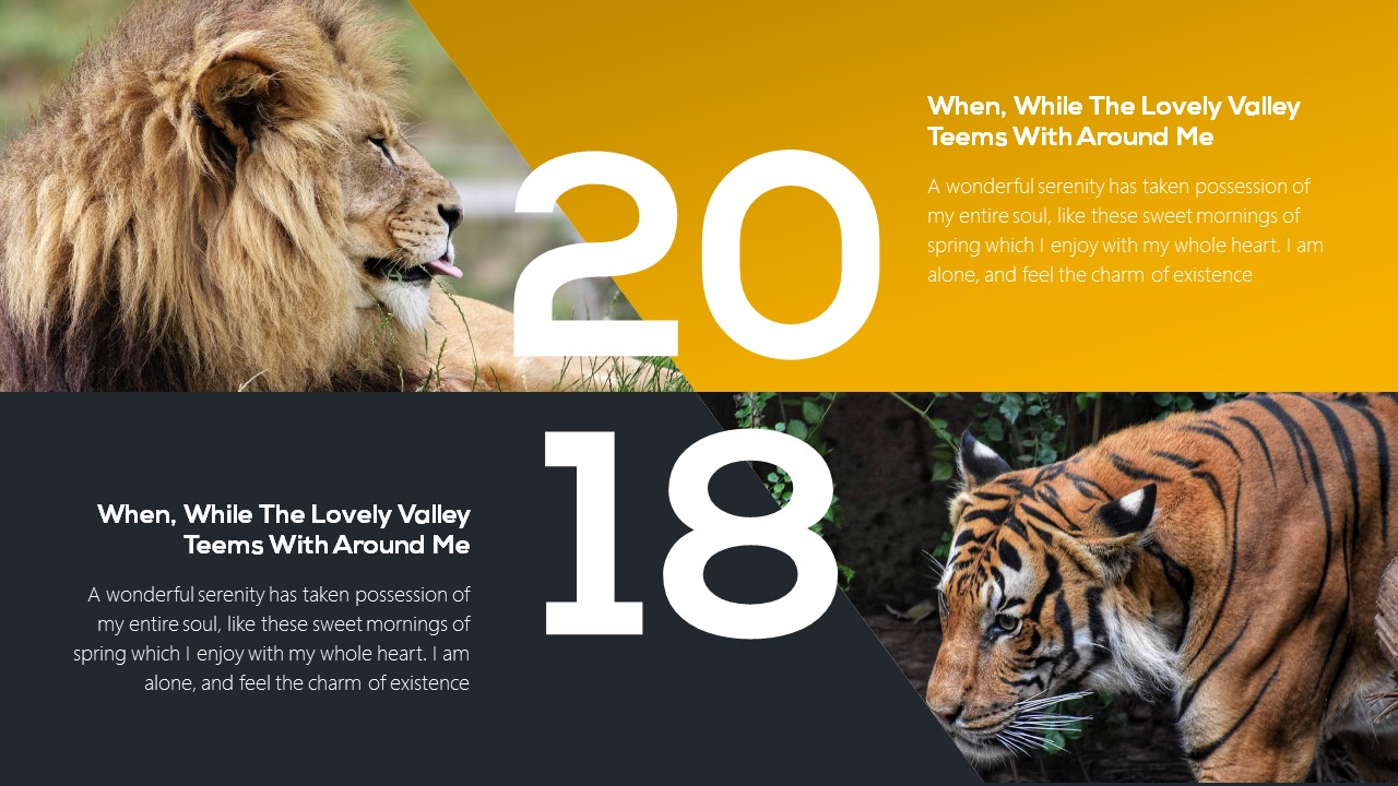 Wildones Nature & Wildlife PowerPoint Template, Presentation Templates
