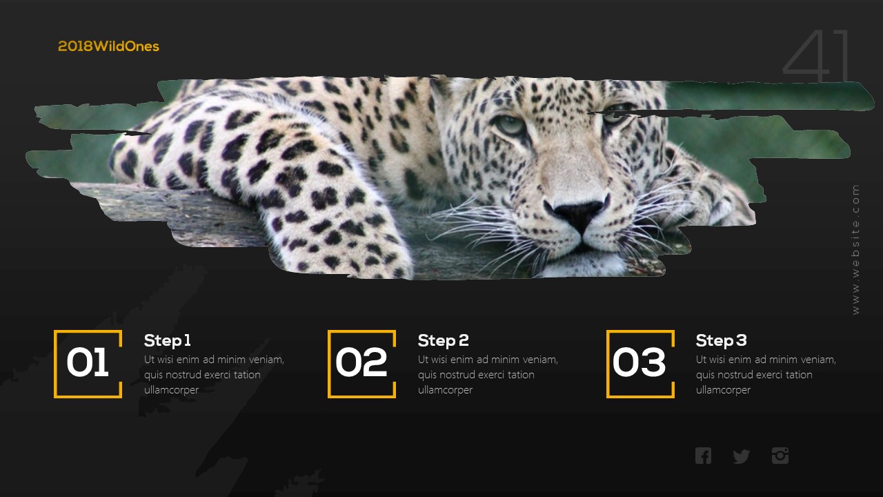 Wildones Nature & Wildlife PowerPoint Template by BrandEarth | GraphicRiver