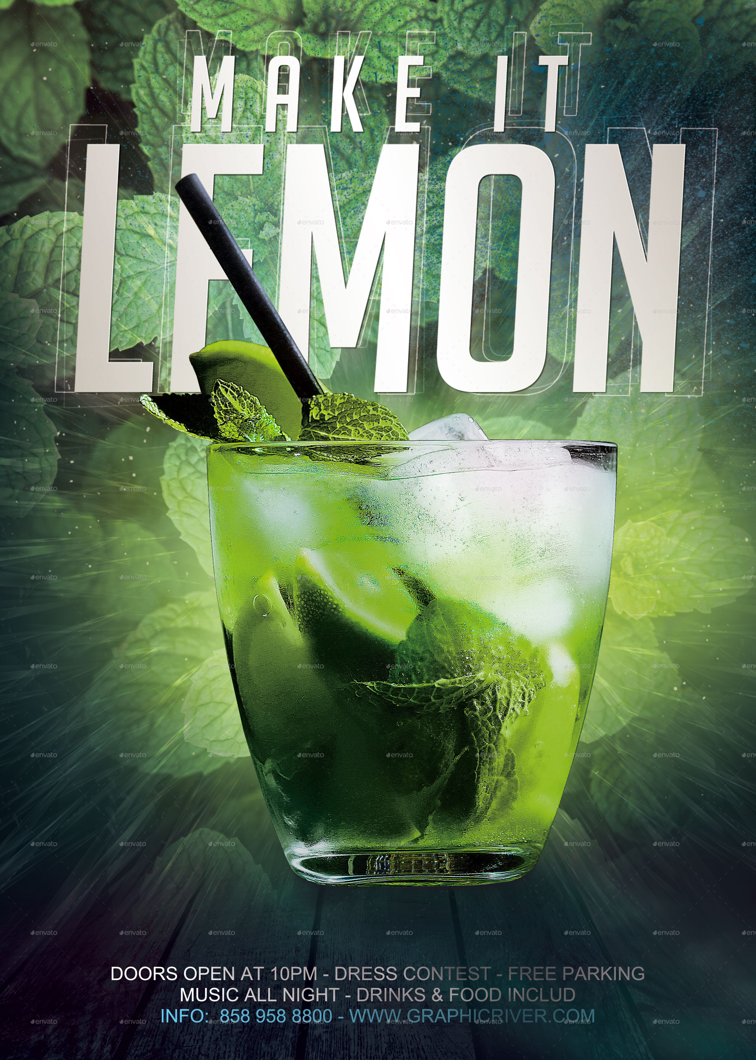 Make it Lemon Flyer, Print Templates | GraphicRiver