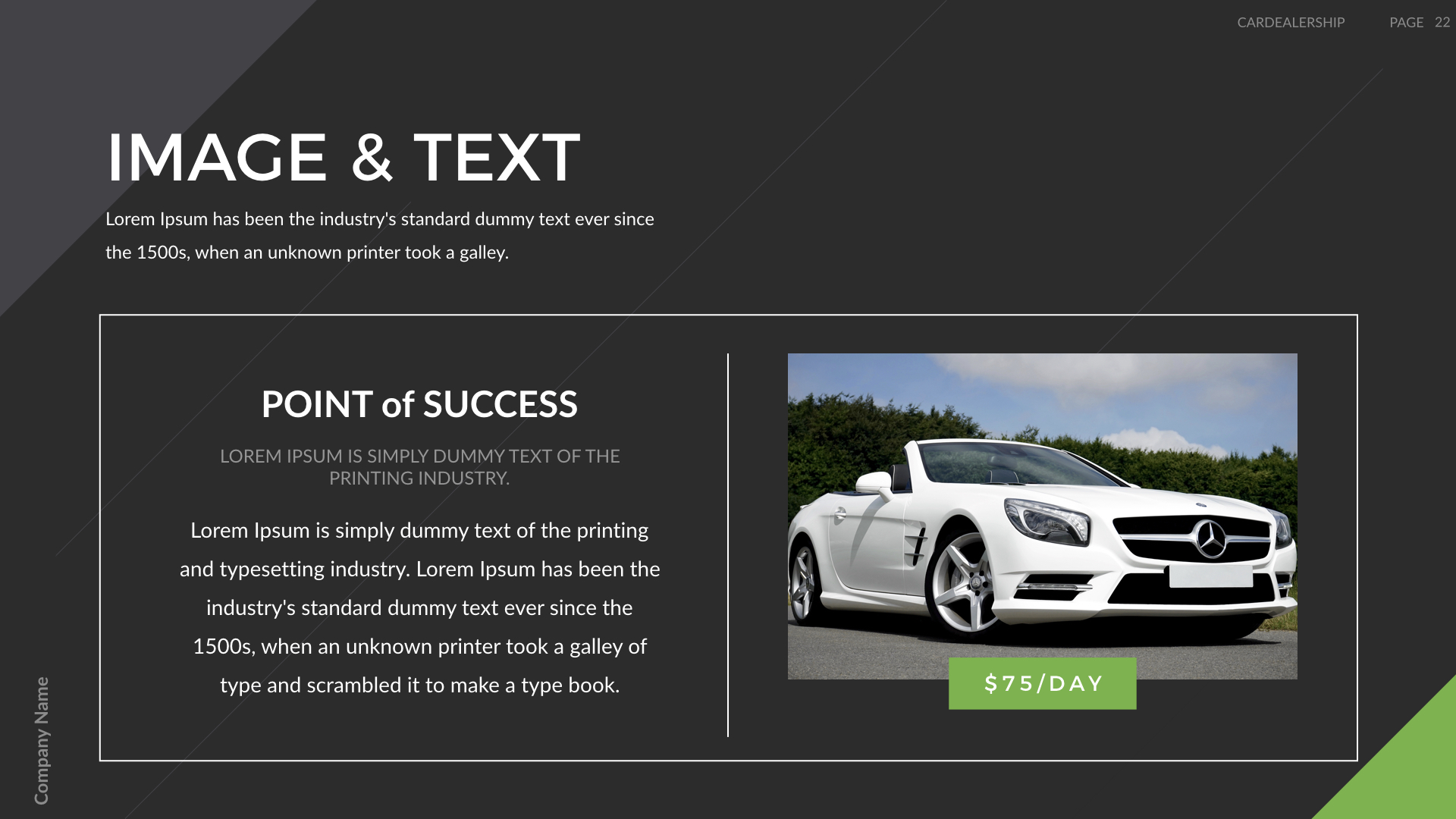 Auto Company Keynote Presentation Template, Presentation Templates