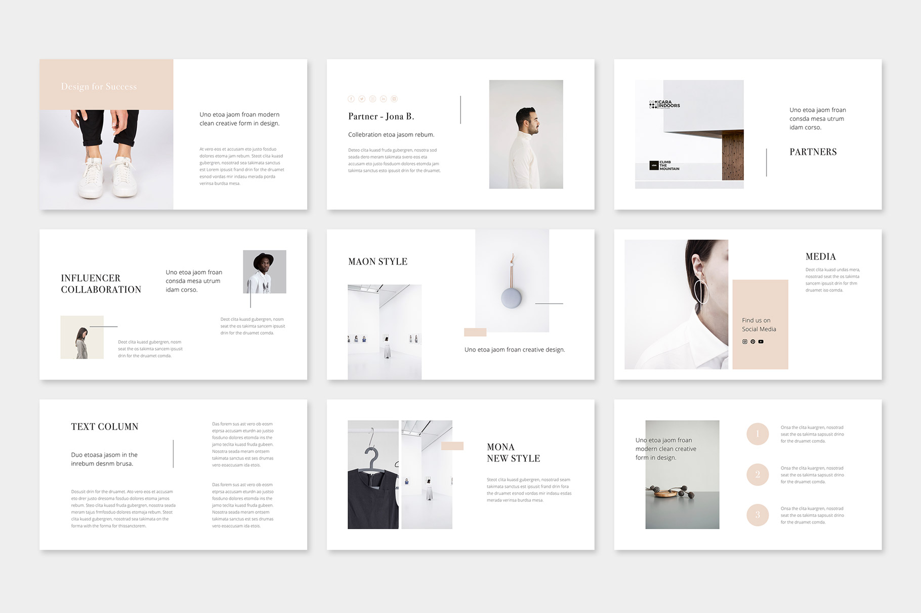 MAON - Modern & Simple Powerpoint Presentation Template, Presentation ...