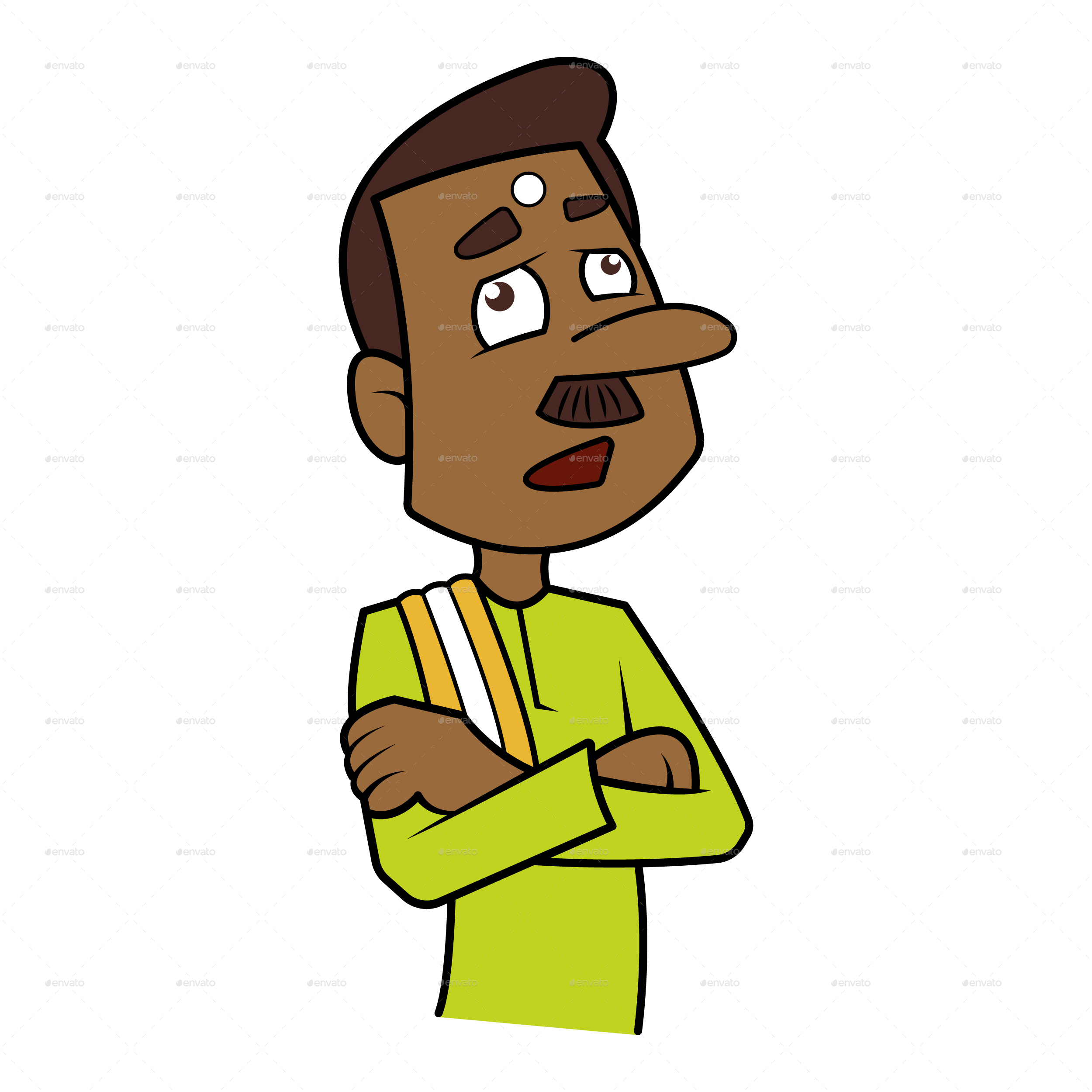 Man Sticker Set, Vectors | GraphicRiver