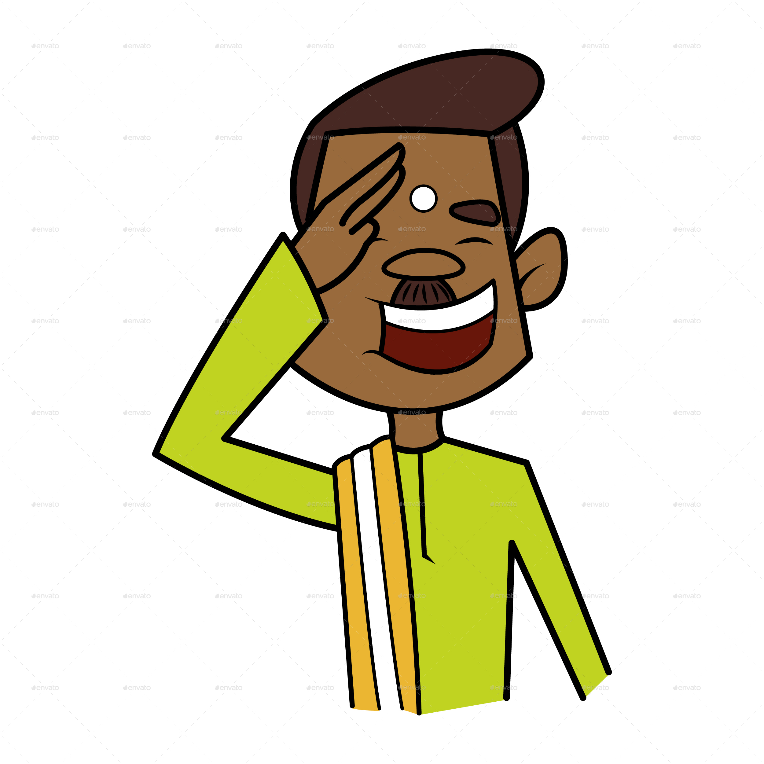 Man Sticker Set, Vectors | GraphicRiver