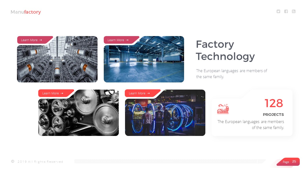 Manufactory Industry PowerPoint Template, Presentation Templates ...