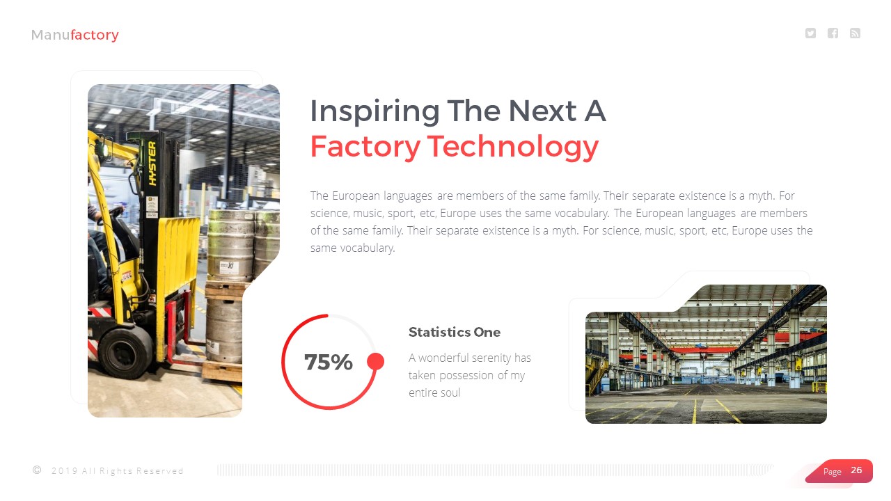 Manufactory Industry PowerPoint Template, Presentation Templates ...