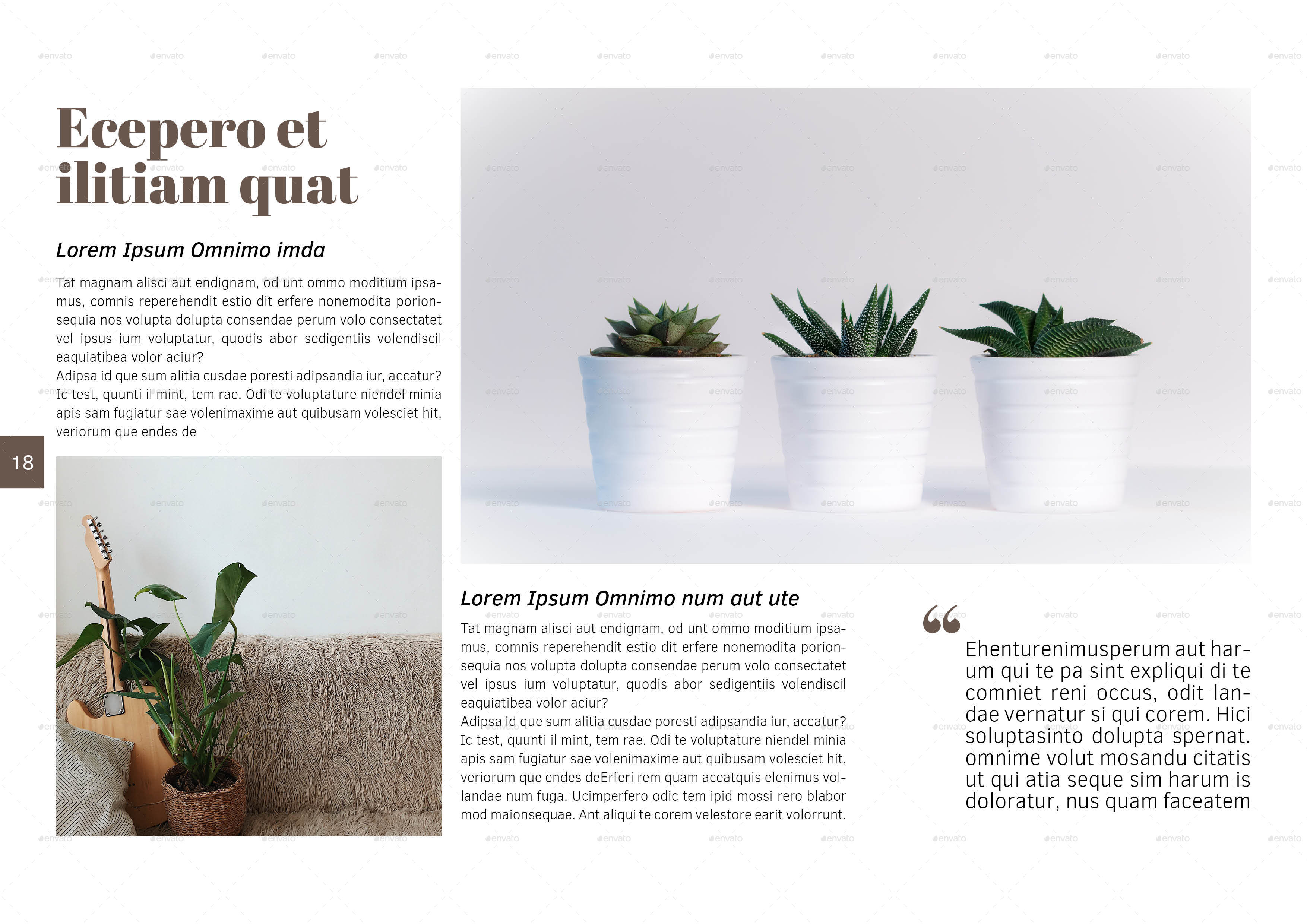 Interior Landscape Magazine Template, Print Templates | GraphicRiver