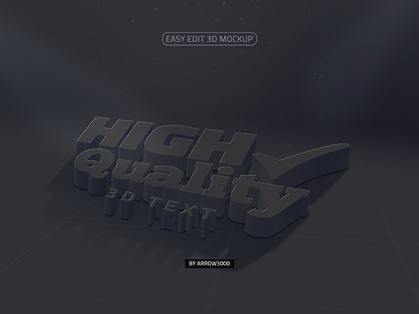 Pure White 3D Text/ Logo Mock up, Add-ons | GraphicRiver