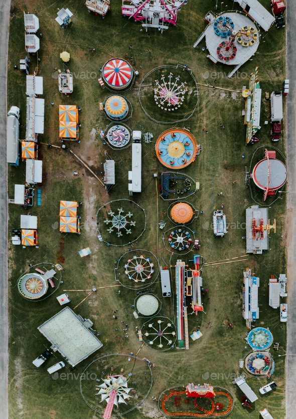 Carnival from Above Stock Photo by willmilne | PhotoDune