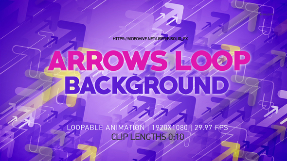 Arrows Loop Background, Motion Graphics | VideoHive