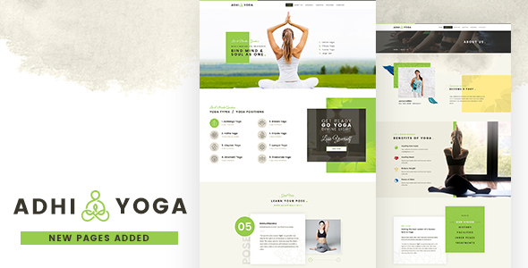 Adhi | Yoga, Meditation PSD by venusweb | ThemeForest