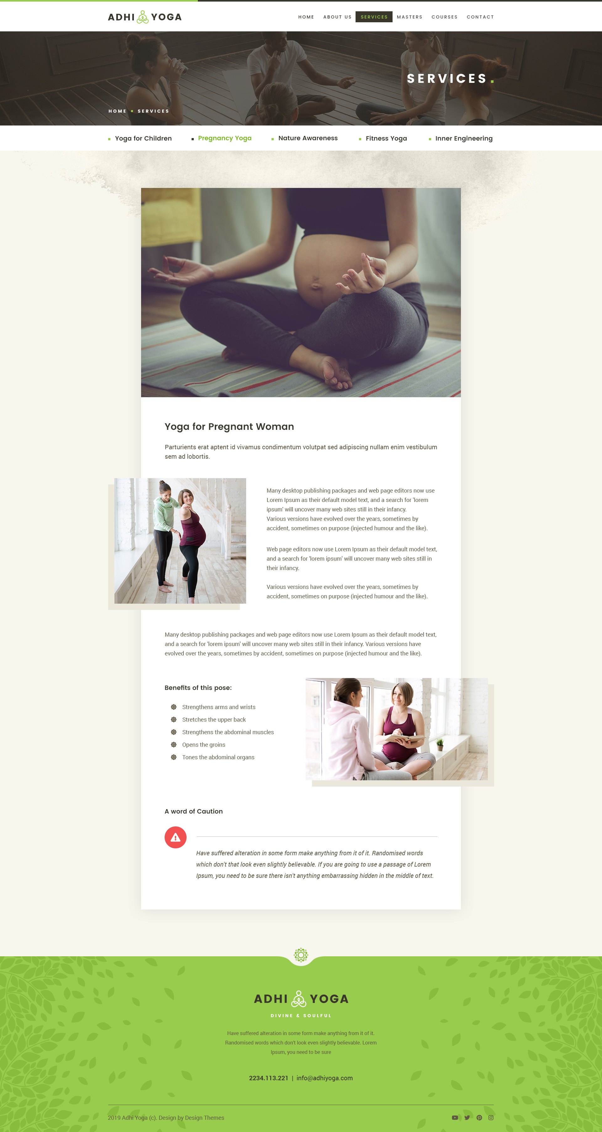 Adhi | Yoga, Meditation PSD by venusweb | ThemeForest
