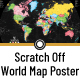 Scratch Off World Poster Map, Vectors | GraphicRiver