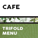 Cafe Trifold Menu 3, Print Templates | GraphicRiver