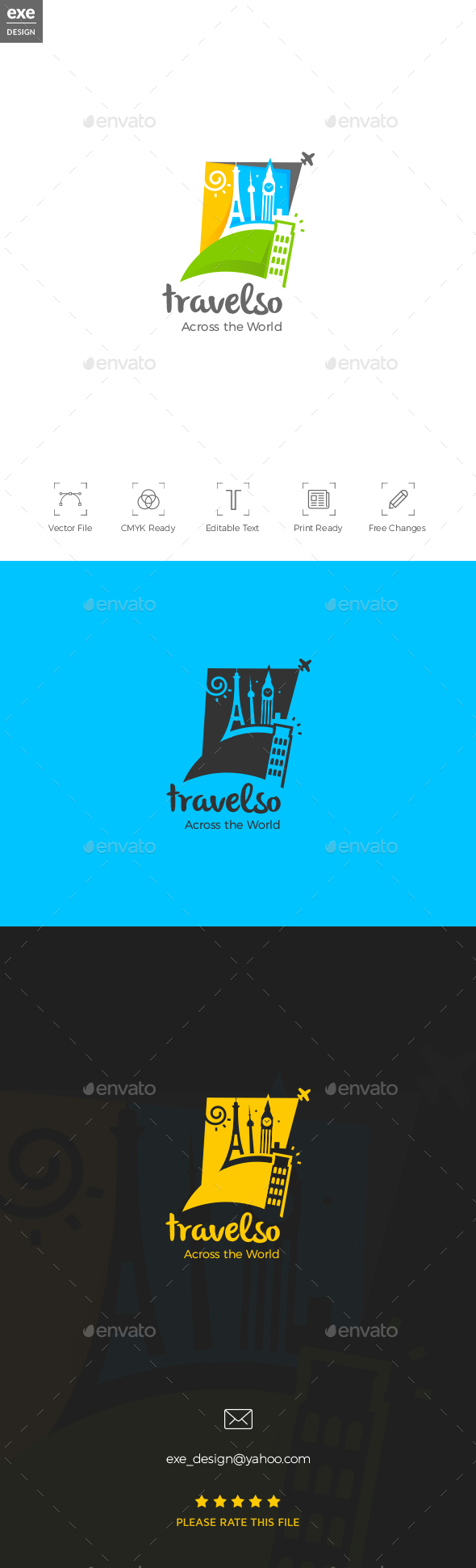 Travel Logo, Logo Templates | GraphicRiver