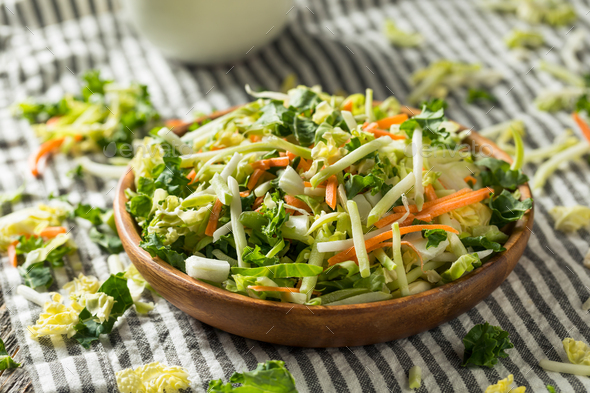 Organic Shredded Superfood Power Cabbage Mix Stock Photo by bhofack2