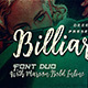 Billiard Font Duo, Fonts | GraphicRiver