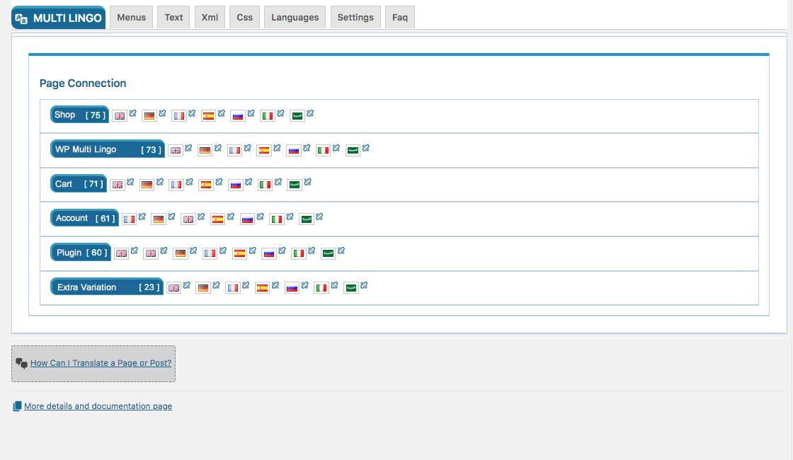 WP Multi Lingo by CapariSoft | CodeCanyon