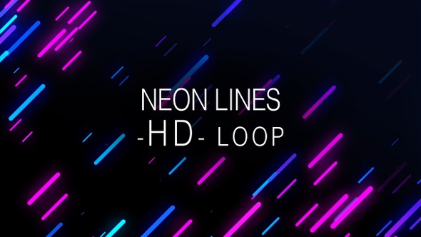 Abstract Neon Lines HD, Motion Graphics | VideoHive