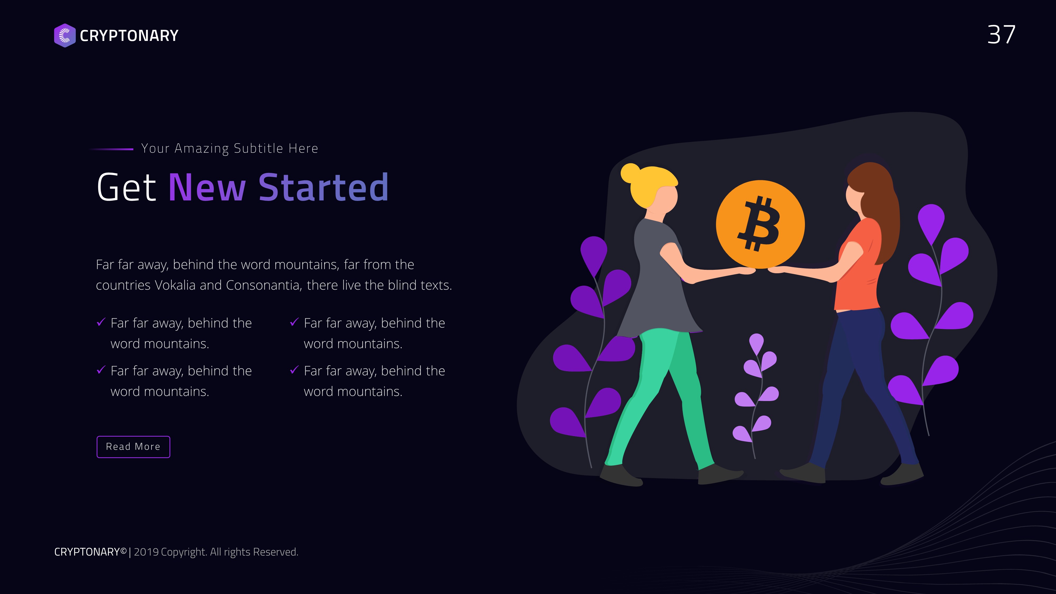 Cryptonary Cryptocurrency PowerPoint Template by BrandEarth | GraphicRiver